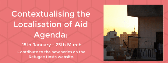 New Blog Series: Contextualising the Localisation of Aid – Refugee Hosts